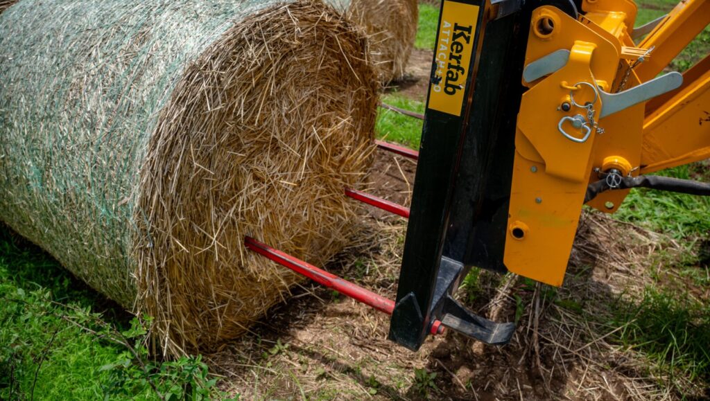 Kerfab Attach & Go Range - Round Bale Fork - Byron AG Machinery - Byron ...